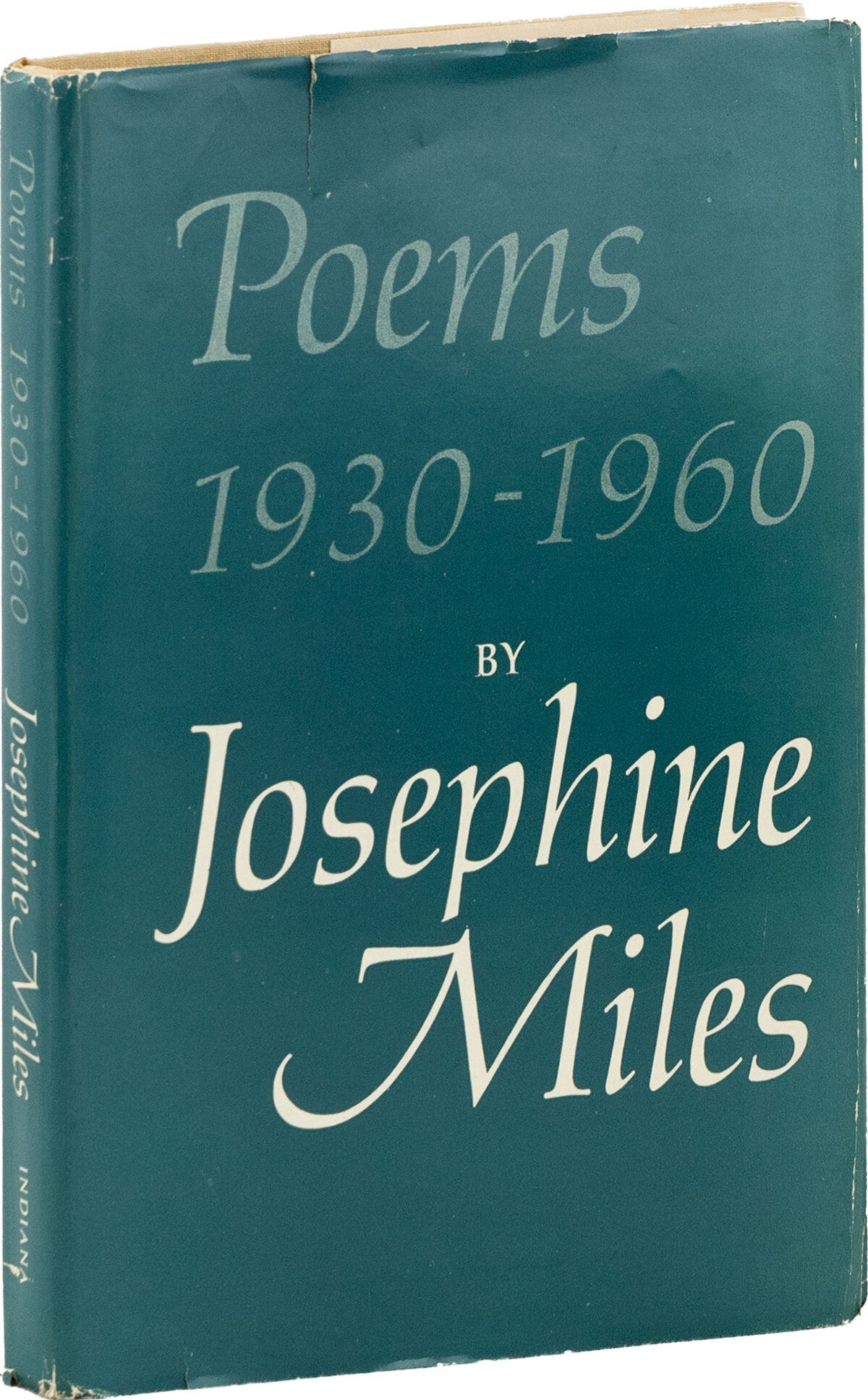 Poems 1930-1960 Inscribed to Lee Anderson | Josephine MILES | First Edition