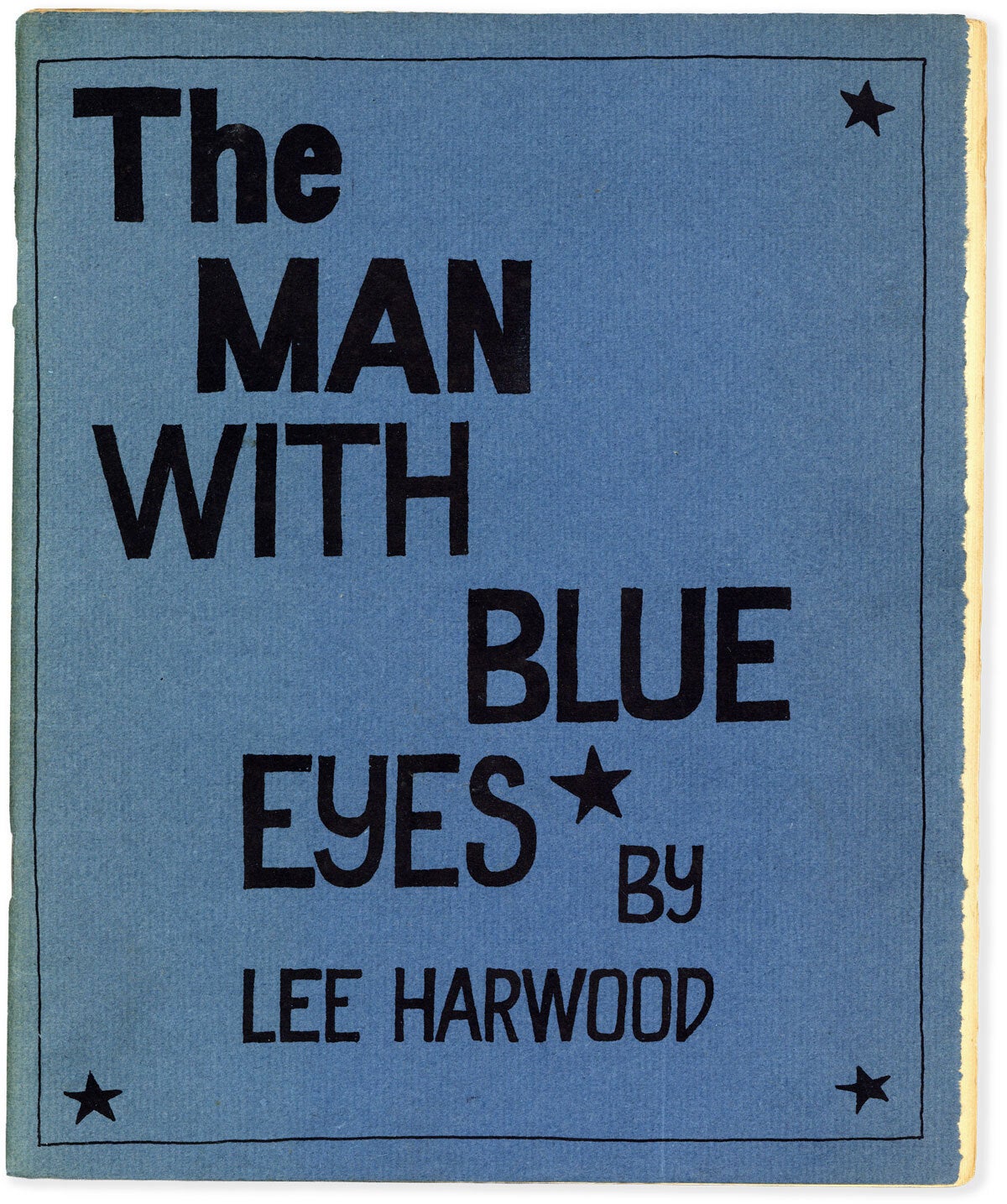 The Man With The Blue Eyes | POETRY, Lee HARWOOD | First, Limited Edition